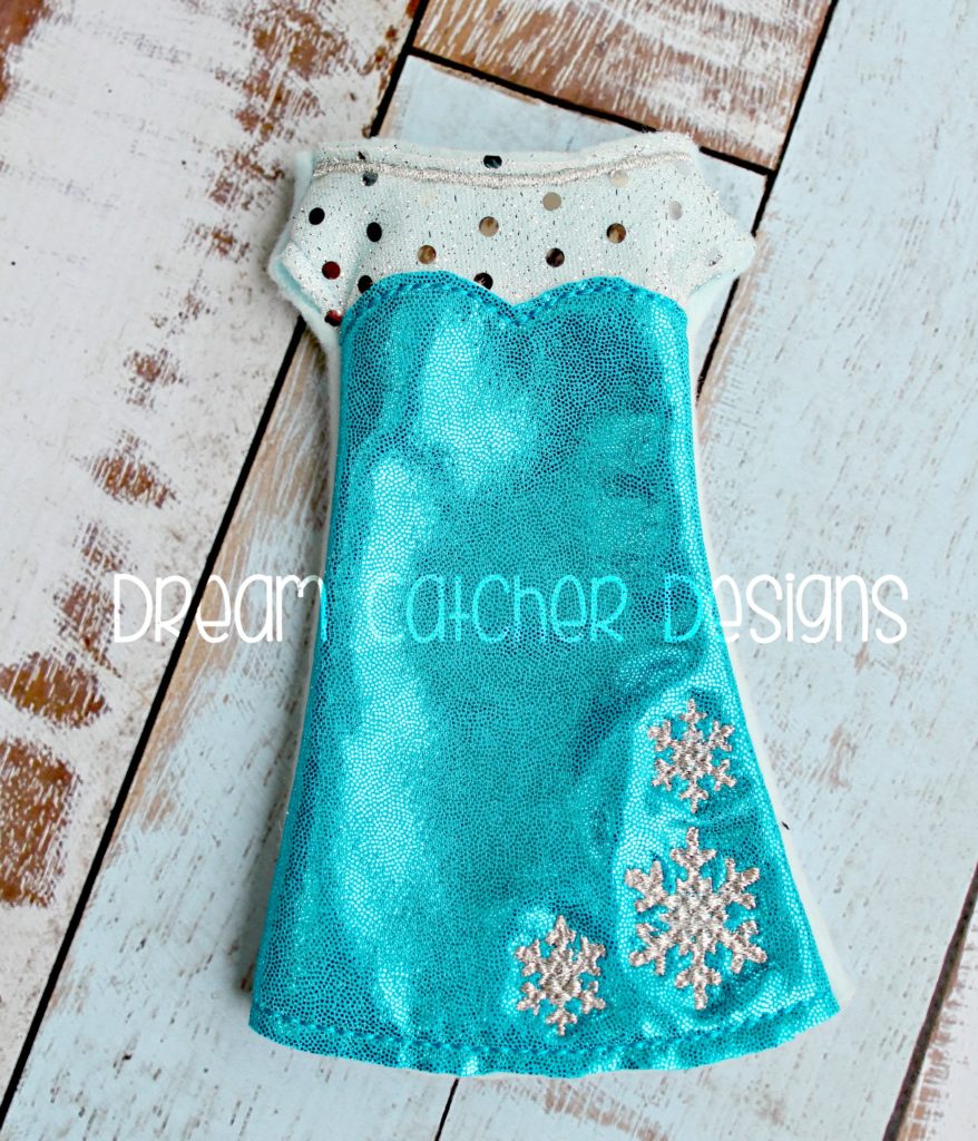 In The Hoop Elna Inspired Princess Dress Elf/Doll Clothes Embroidery ...