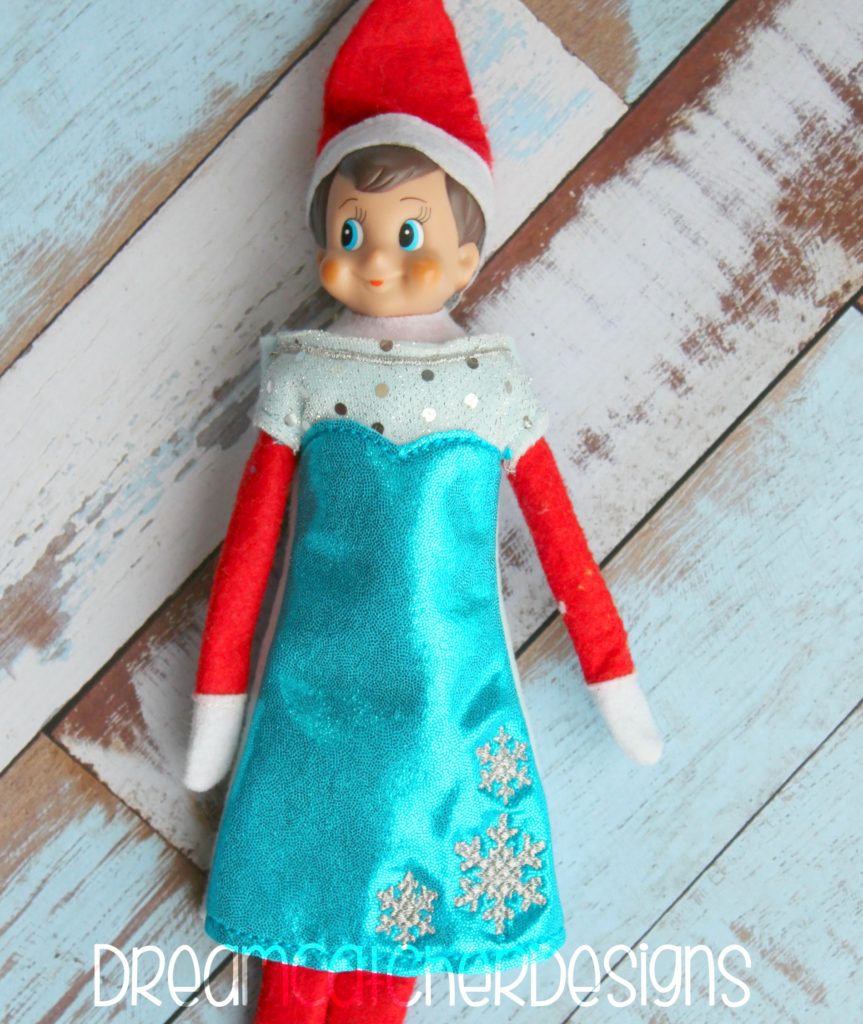 In The Hoop Elna Inspired Princess Dress Elf/Doll Clothes Embroidery ...