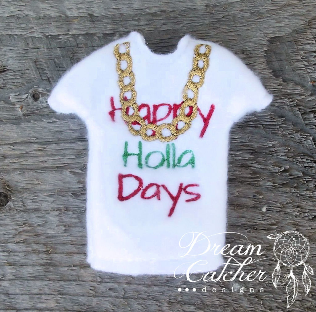 In The Hoop Basic Holiday Sweater Elf/Doll Christmas Embroidery Design ...